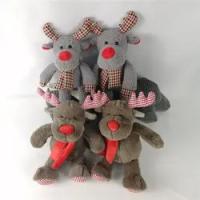 China Soft Christmas Deer Toys Comfortable PP Cotton Filling Cuddly Animal Toy for sale