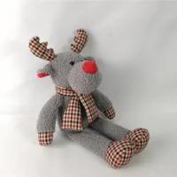 China Soft Christmas Deer Toys Comfortable PP Cotton Filling Cuddly Animal Toy for sale