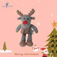 China Soft Christmas Deer Toys Comfortable PP Cotton Filling Cuddly Animal Toy for sale