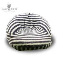 China OEM ODM Plush Black White Stripe Gifts Stuffed Toy EN71 Soft Child Friendly Baby Chair for sale