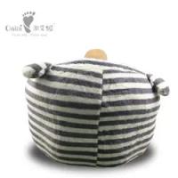 China OEM ODM Plush Black White Stripe Gifts Stuffed Toy EN71 Soft Child Friendly Baby Chair for sale