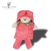 China OEM ODM Customized Plush Baby Toy PP Cotton Stuffed Animal Toys Red Baby Rob Clothes for sale