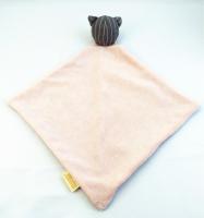 China Full Cotton Pig Stuffed Soft Plush Toy Towel Doudou Baby Comforter Sleeping Animal EN71 Infant Safe for sale