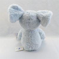 China Children Gift Blue Elephant Baby Playing Toys Musical Movement Stuffed Elephant Toy for sale