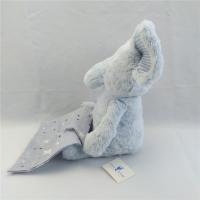 China Children Gift Blue Elephant Baby Playing Toys Musical Movement Stuffed Elephant Toy for sale