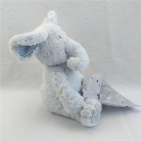 China Children Gift Blue Elephant Baby Playing Toys Musical Movement Stuffed Elephant Toy for sale