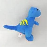 China ODM OEM Soft PP Cotton Stuffed Baby Funny Toy Plush Blue Dinosaur Animal Toy for sale