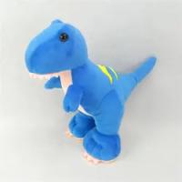 China ODM OEM Soft PP Cotton Stuffed Baby Funny Toy Plush Blue Dinosaur Animal Toy for sale