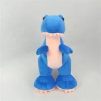 China ODM OEM Soft PP Cotton Stuffed Baby Funny Toy Plush Blue Dinosaur Animal Toy for sale