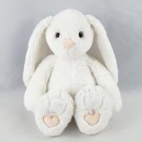 China Child Friendly Soft Animal Toys Plush White Black Bunny Baby Infant Stuffed Animal Gift Toys for sale
