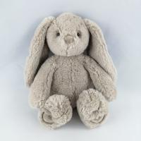 China Child Friendly Soft Animal Toys Plush White Black Bunny Baby Infant Stuffed Animal Gift Toys for sale