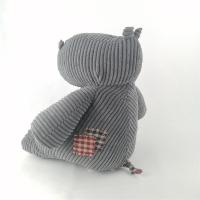 China Customized Stuffed Animal Toy Child Friendly Loveable Face Hippopotamus With 10mm Velvet for sale