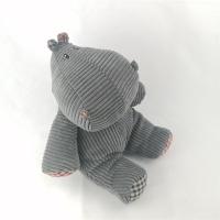 China Customized Stuffed Animal Toy Child Friendly Loveable Face Hippopotamus With 10mm Velvet for sale