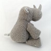 China Velvet Plush Rhinoceros Lovely Toy Children Stuffed Animal Rhinoceros Doll for sale