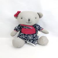 China Kids Playing Lovely Baby Teddy Bear Custom Design Stuffed Animal Toy Wearing Cloth Bear for sale