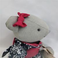 China Kids Playing Lovely Baby Teddy Bear Custom Design Stuffed Animal Toy Wearing Cloth Bear for sale