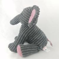 China ODM OEM Rabbit Custom Plush Animal Toys Popular Light Grey Soft Animal for sale