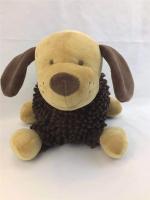 China OAINI 2023 OEM ODM Top-rated Quality Top-selling Stuffed Animal Chenille and PP Cotton Fillings Cute Brown Dog Toy for sale