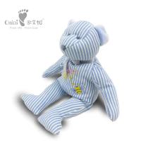 China OAINI ODM OEM Custom Striped Teddy Bear Cotton Stuffed Bear Toys EN71 for sale