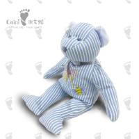 China OAINI ODM OEM Custom Striped Teddy Bear Cotton Stuffed Bear Toys EN71 for sale