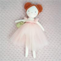 China PP Cotton Stuffed Toys Soft Fabric To Create Chinese Suit Girl for sale