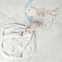 China Custom Plush Animal Dolphin Soft Baby Doudou Comforter Plush And Stuffed Fish Toy for sale