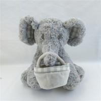 China Baby Stuffed Soft Animal Elephant Movement Toys Children Christmas Musical Elephant Toy for sale