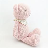 China Stuffed Customized Bear Toy Cute Pink Plush Teddy Bear Soft Toy for sale