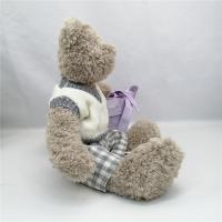 China Company Mascot Creative Plush Animal Toy Custom Lovely Plush Teddy Bear Toy Embroidery Printed Logo for sale