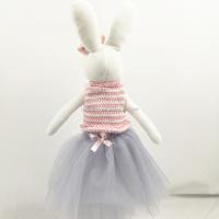 China ODM OEM Custom Stuffed Skirt Rabbit Toys Birthday Gifts Beautiful Soft Animal Toys Cute for sale