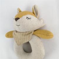 China PP Cotton Fillings Stuffed Animal Rattle Toy Custom Size for sale