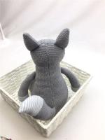 China OEM ODM Custom Stuffed Fox Lovely Plush Animal Toys Kids Gifts EN71 Knitted Animal Toys for sale