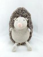China Small Animal Warm Color Cute Hedgehog Soft Plush Toy Christmas Children Playing OEM ODM for sale