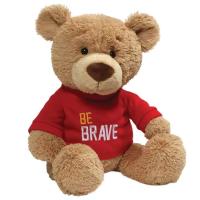 China Custom Company Mascot ODM OEM Plush Teddy Bear Wearing Embroidery Printed Logo Cloth for sale