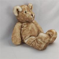 China Super Soft Fabric Style Cute Plush Toy Brown Stuffed Teddy Bear Gift PP Cotton Fillings for sale