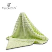 China Custom Super Soft Wave Point Winter Autumn Minky Dots Blanket For Children ODM OEM for sale
