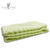 China Custom Super Soft Wave Point Winter Autumn Minky Dots Blanket For Children ODM OEM for sale