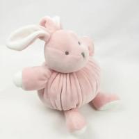 China Kids Playing Creative Custom Plush Rabbit Gifts Super Soft Fat Animal Stuffed Pink Bunny Toy for sale