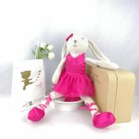 China Eco Friendly PP Cotton Stuffed Animal Toys Plush Loveable Easter Bunny Baby Gifts for sale