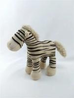 China Soft Plush Horse Toy Comforter Lovely PP Cotton Stuffed Animal Toys Planet Friendly for sale