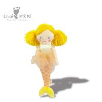 China Anti MIte Infant Accompany Animal Soft Plush Toy PP Cotton Baby Stuffed Mermaid Toy for sale