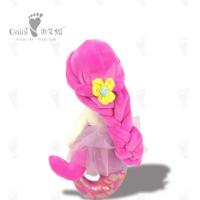 China Anti MIte Infant Accompany Animal Soft Plush Toy PP Cotton Baby Stuffed Mermaid Toy for sale