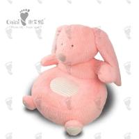 China OEM ODM PP Cotton Stuffed Animal Toys Bunny-Shaped Baby Sofa Comfortable Polyester Fabric for sale