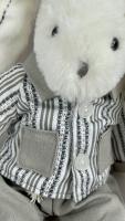 China Children Gifts Girls Rabbit Stuffed Doll Long Ears Bunny Short Plush Toys for sale