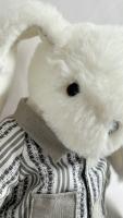 China Children Gifts Girls Rabbit Stuffed Doll Long Ears Bunny Short Plush Toys for sale