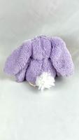China ZD Purple Long Ear Easter Bunny Plush Toy Soft Rabbit Stuffed Animal Toys for sale