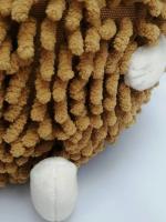 China OEM ODM Cute Hedgehog Toy Stuffed Animal Chenille Cord Velour And PP Cotton Filling for sale