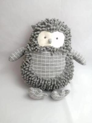 China Stuffed Animal Hedgehog Toy Chenille And PP Cotton Filling Cute Baby Comfort Toy OEM ODM for sale