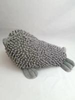 China Soft Stuffed Animal Chenille And PP Cotton Filling Adorabal Gray Sea Lion Toy OEM ODM for sale
