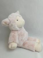 China Pink Lamb Short Plush Toy Soft Sheep Stuffed Animal Baby Comfort Toy for sale